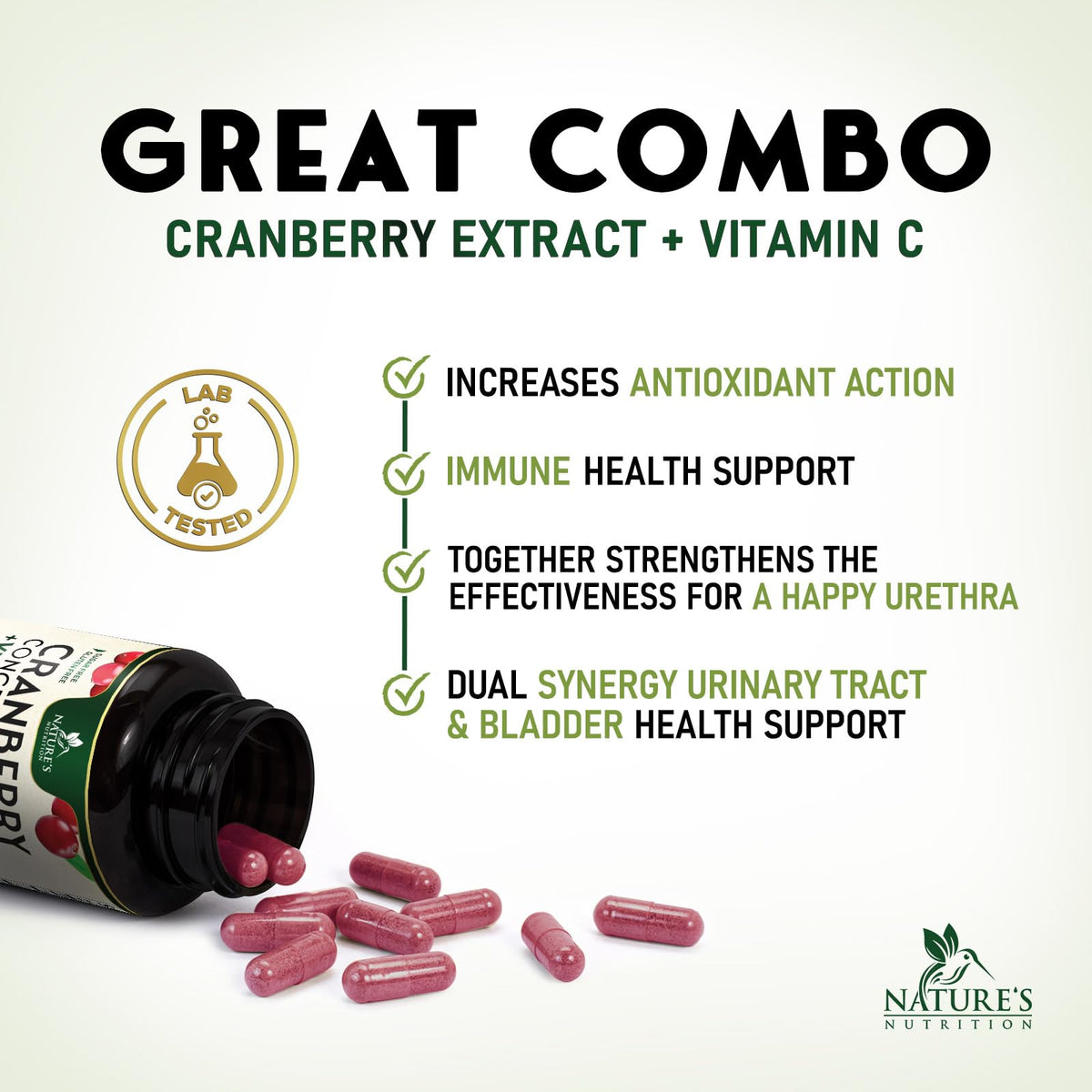 Cranberry 500 mg for daily wellness