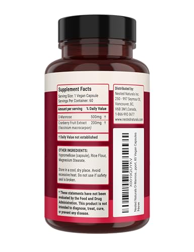 Cranberry and D-Mannose combination