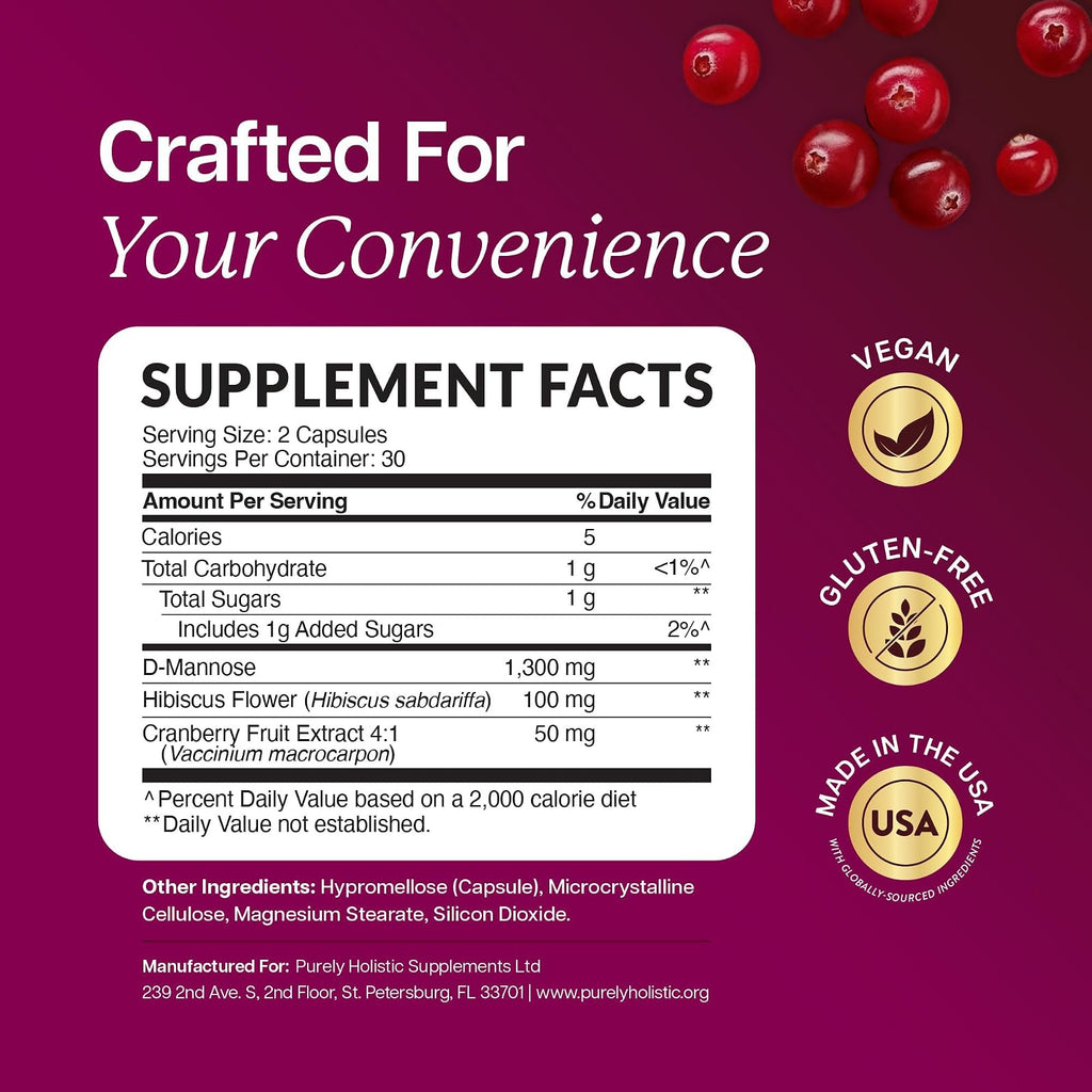 Cranberry and D Mannose synergy