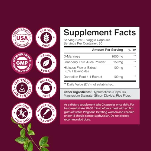 Cranberry and dandelion for optimal health