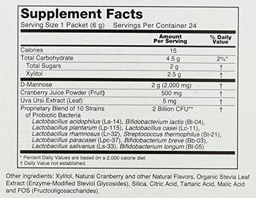 cranberry and probiotic blend benefits