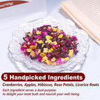 Cranberry apple herbal tea blend