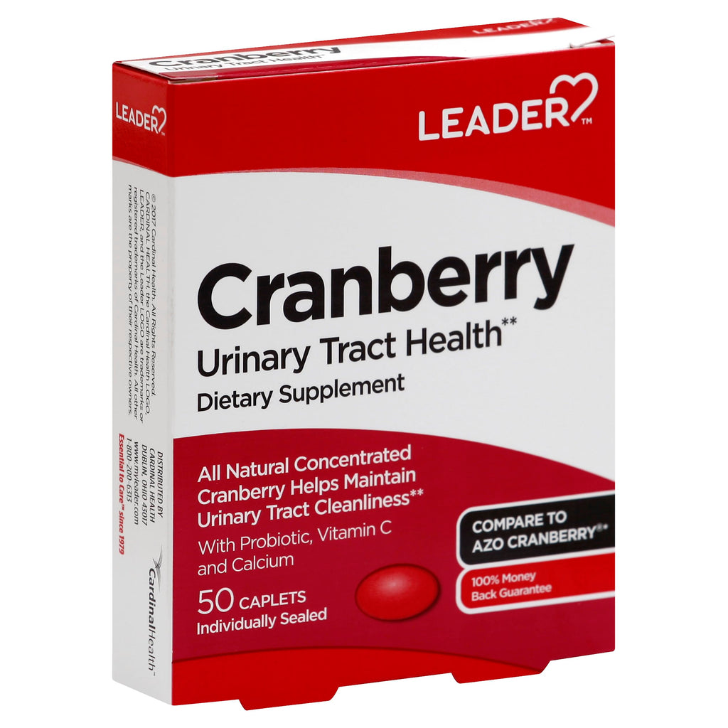 Cranberry caplets for bladder support
