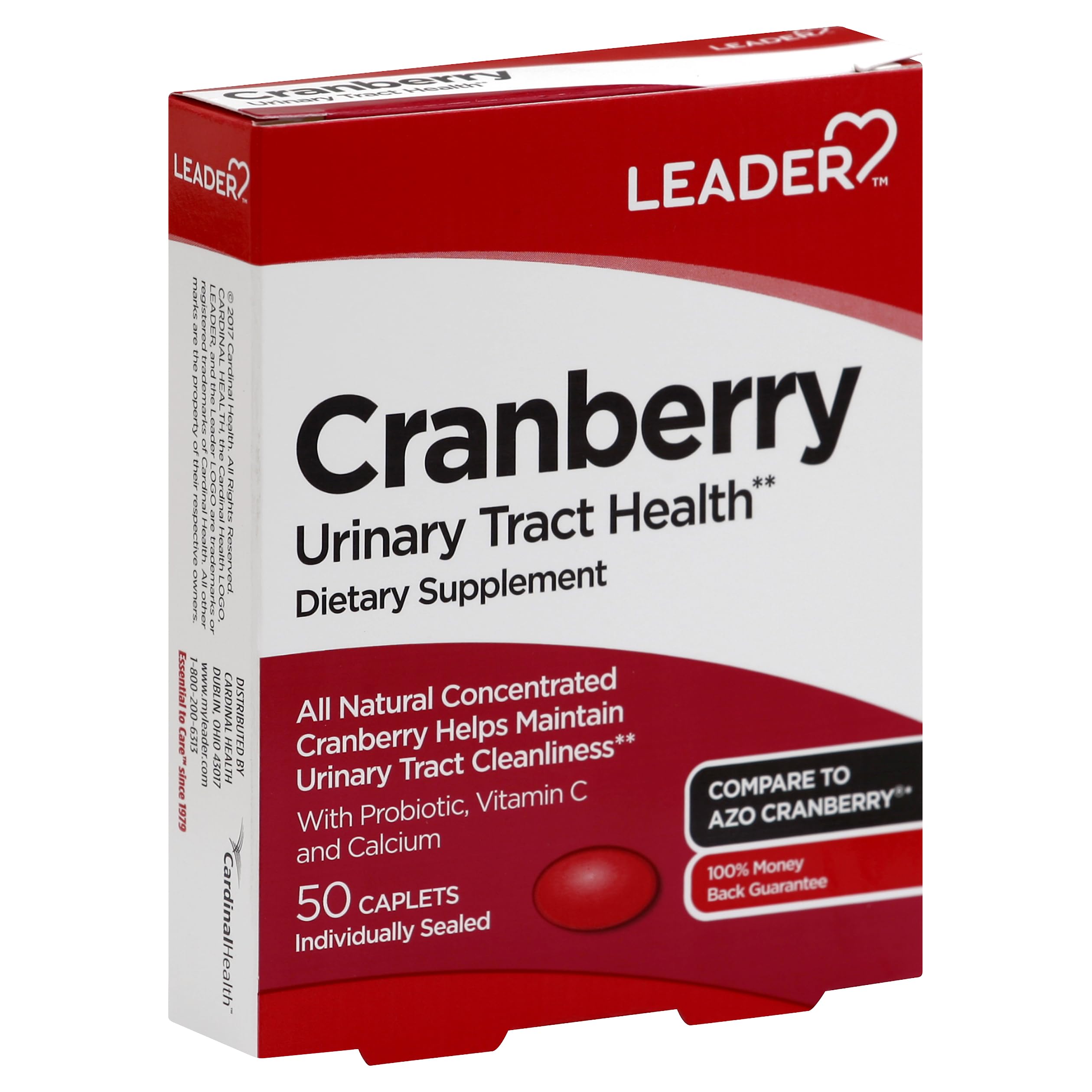 Cranberry caplets for bladder support