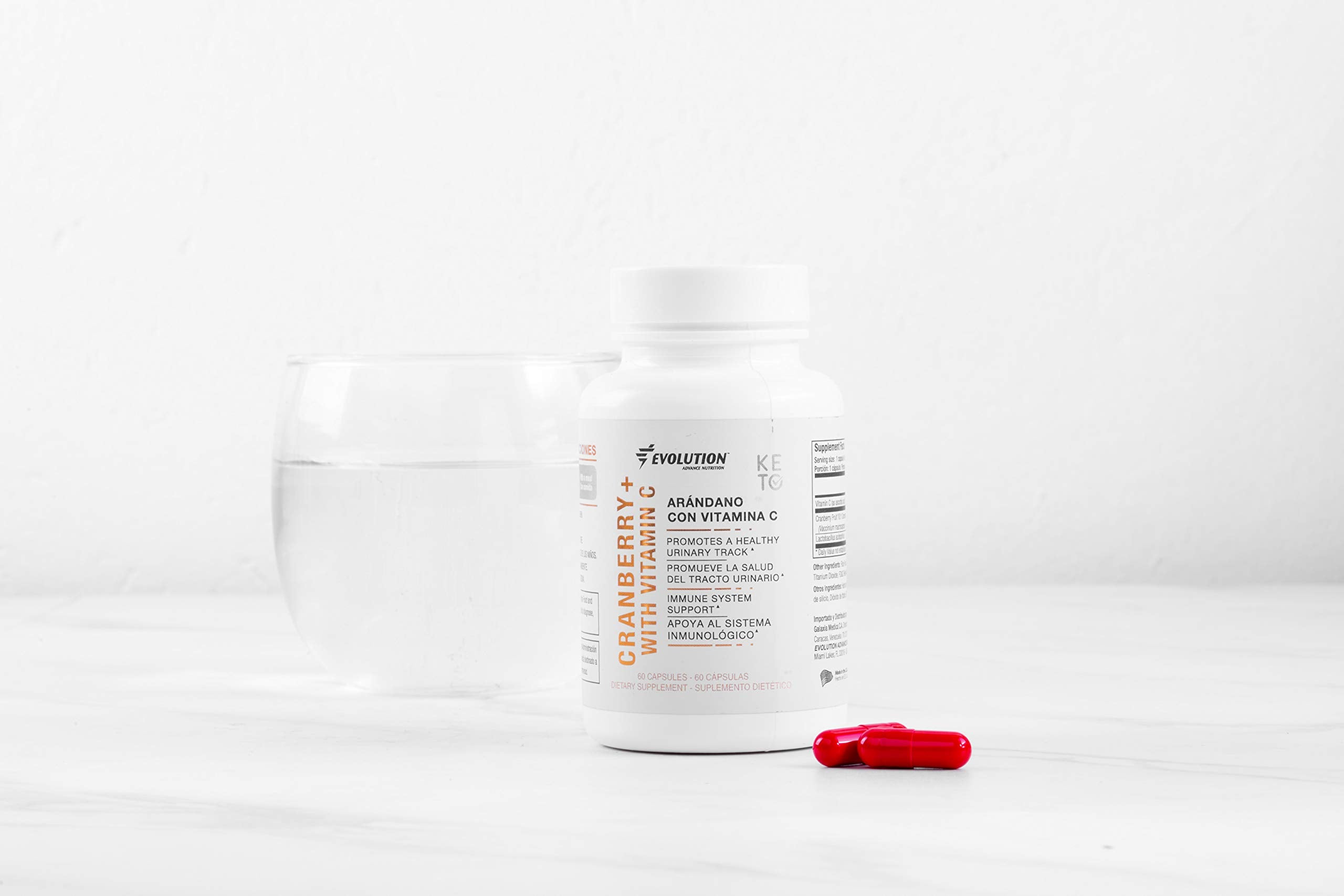Cranberry capsules for active lifestyles