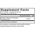cranberry capsules for antioxidant support