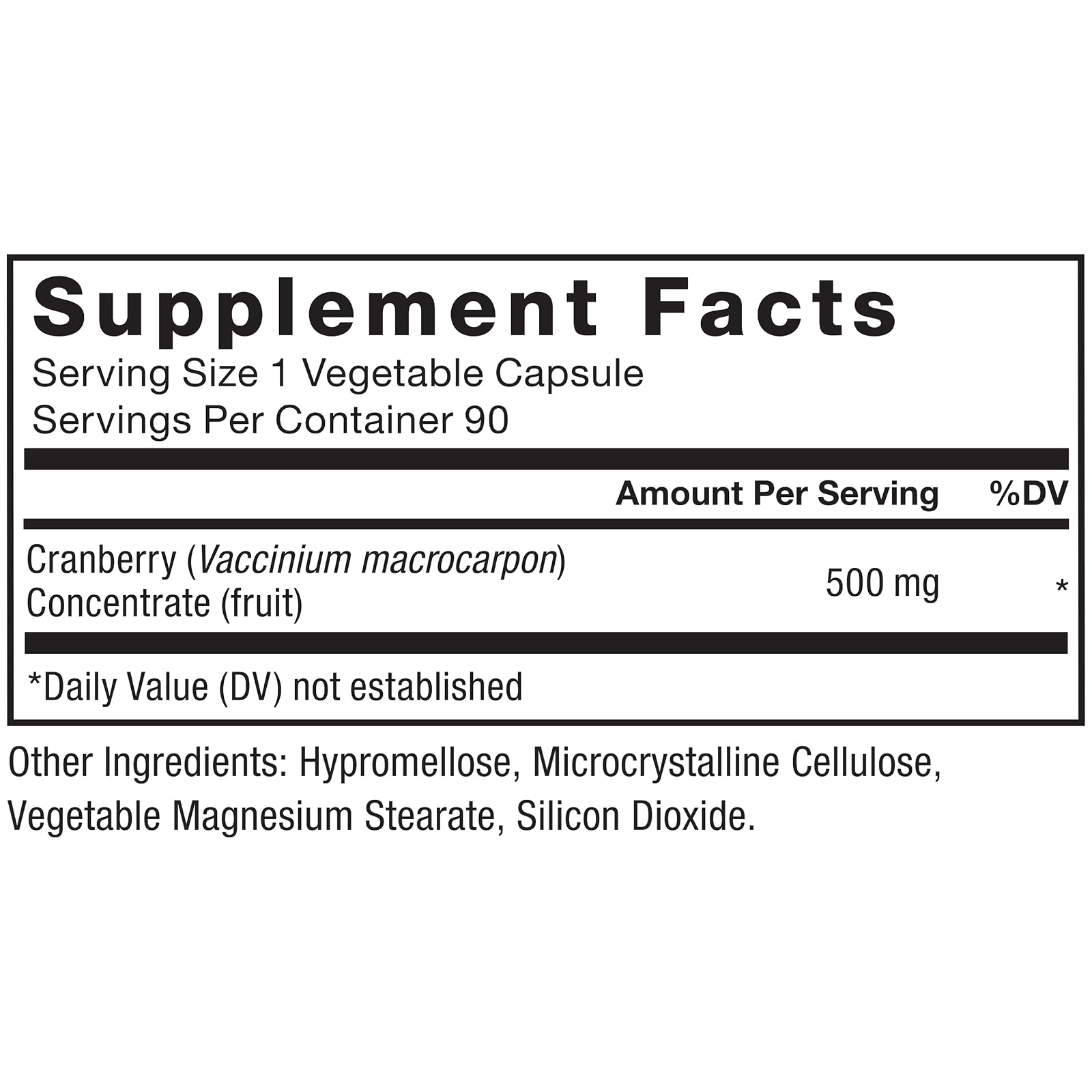 cranberry capsules for antioxidant support