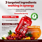 Cranberry capsules for bladder support