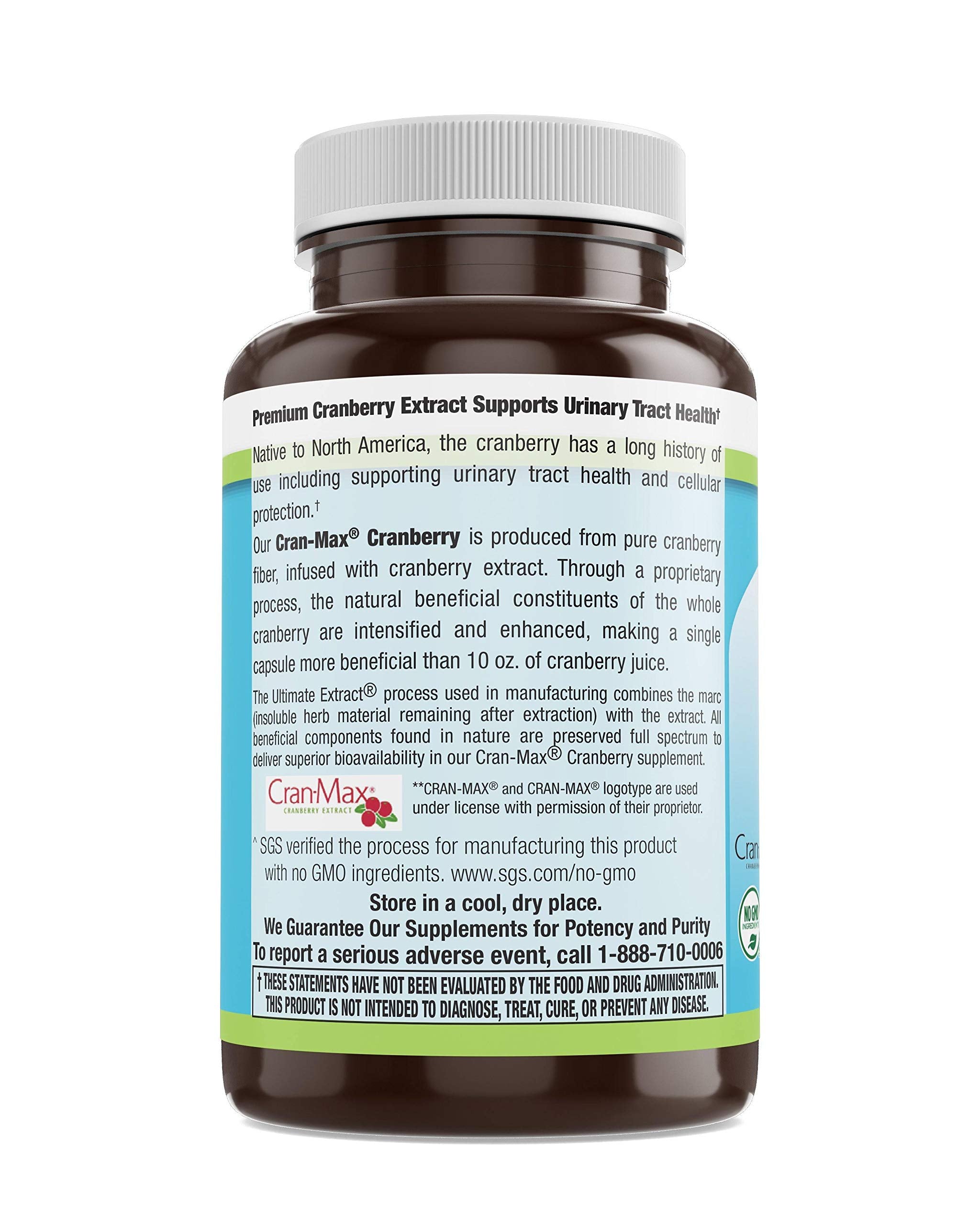 Cranberry capsules for daily nutrition