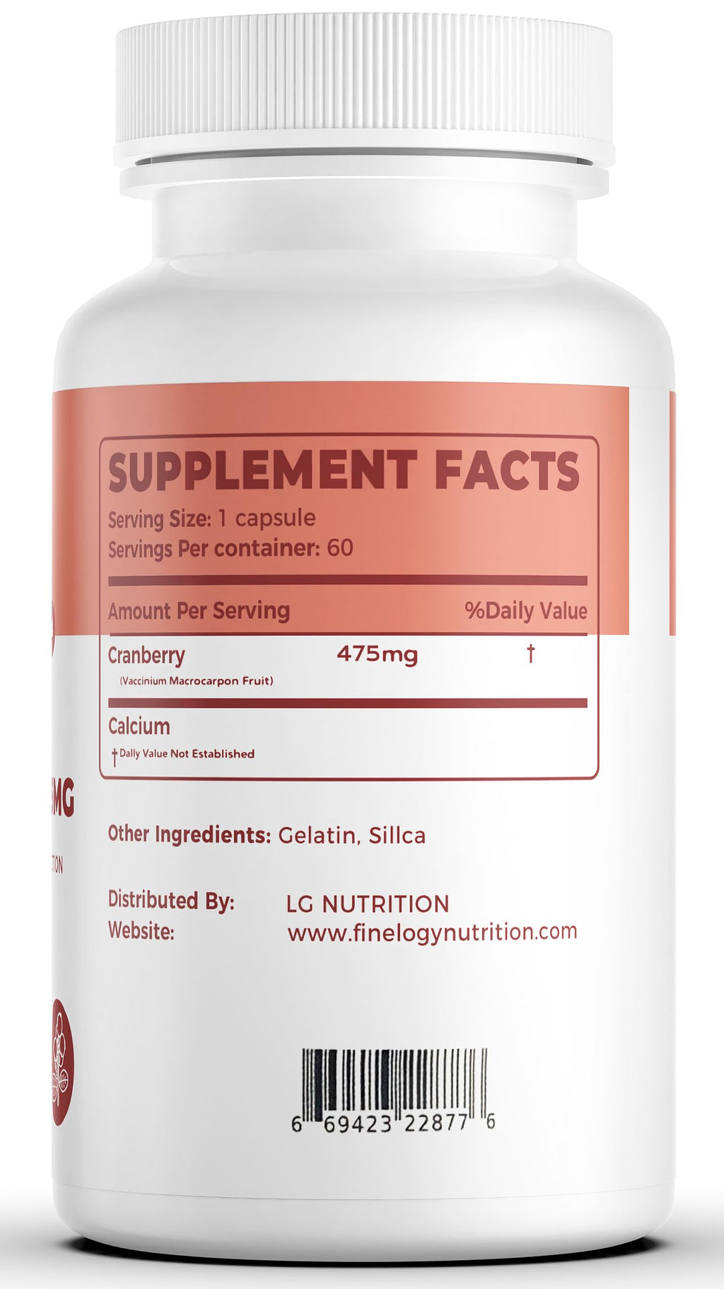 Cranberry capsules for daily nutrition