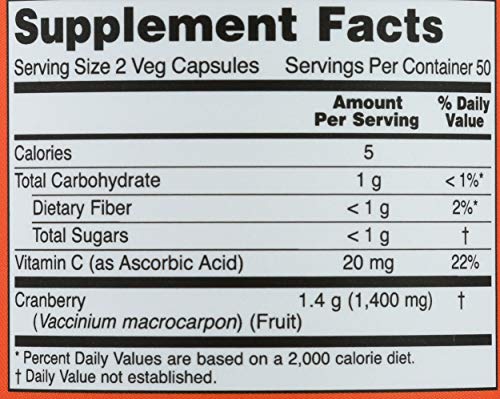 cranberry capsules for daily vitamins