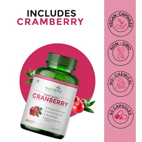 Cranberry capsules for digestive health