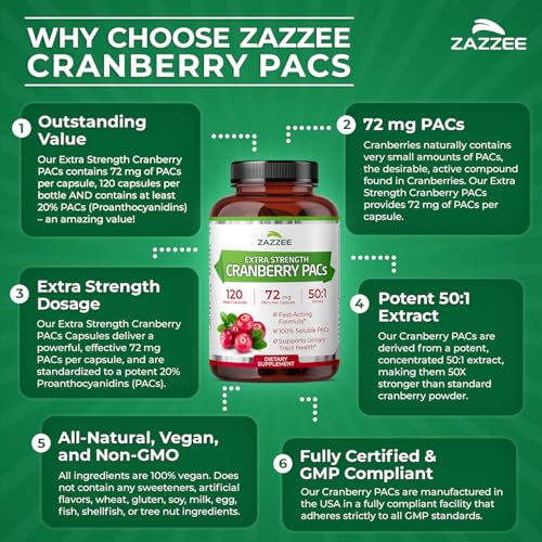 Cranberry capsules for digestive health