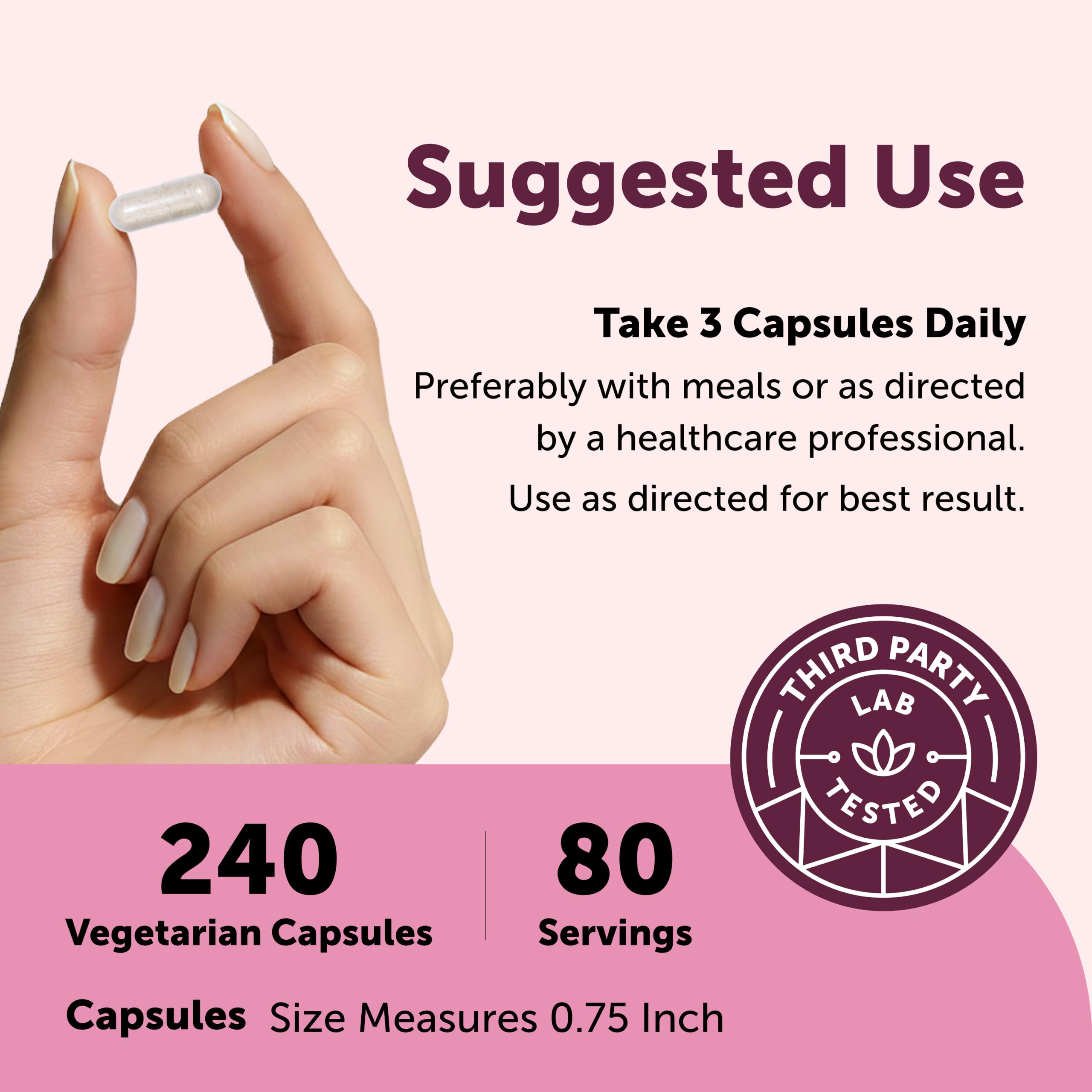 Cranberry capsules for digestive support