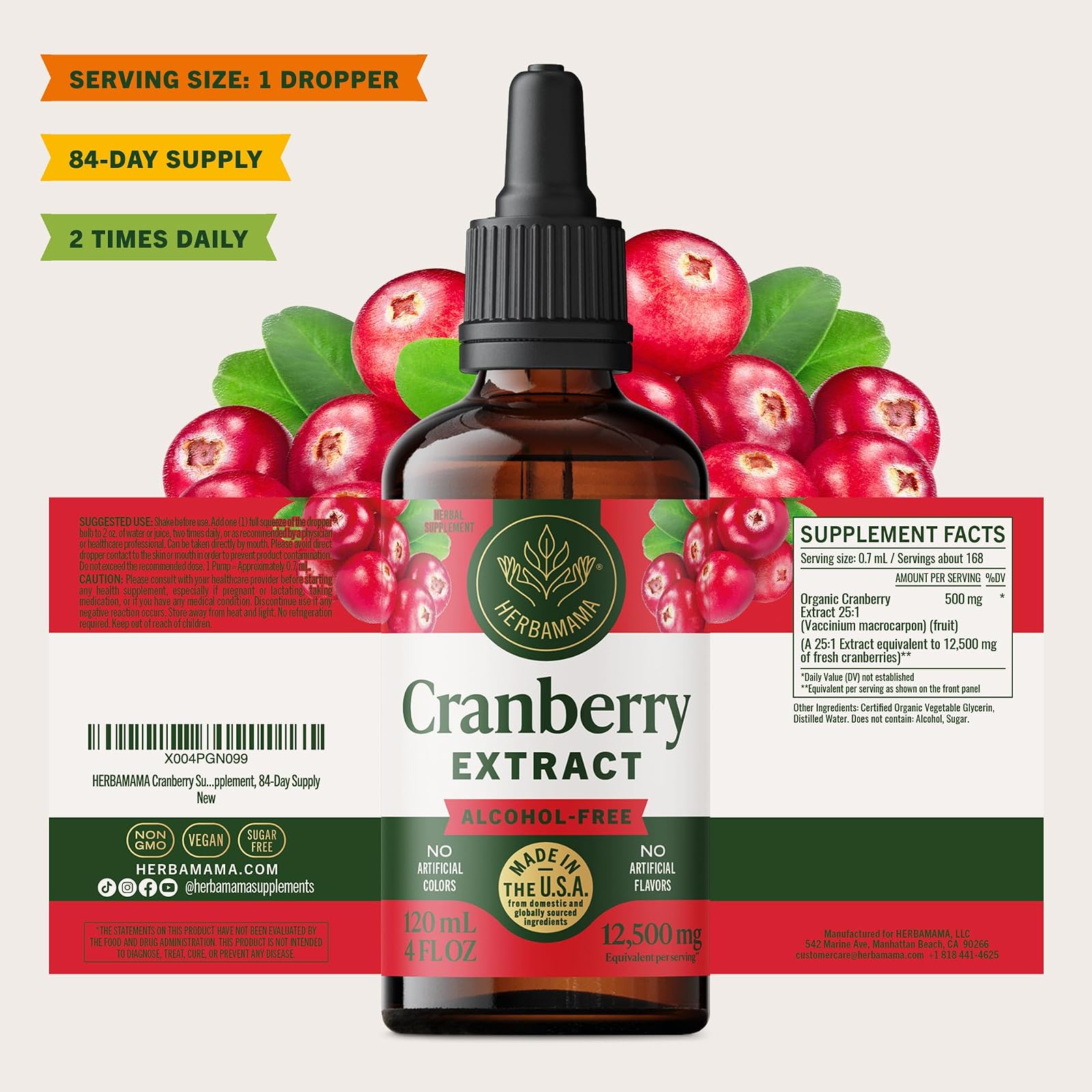 cranberry capsules for healthy bladder function