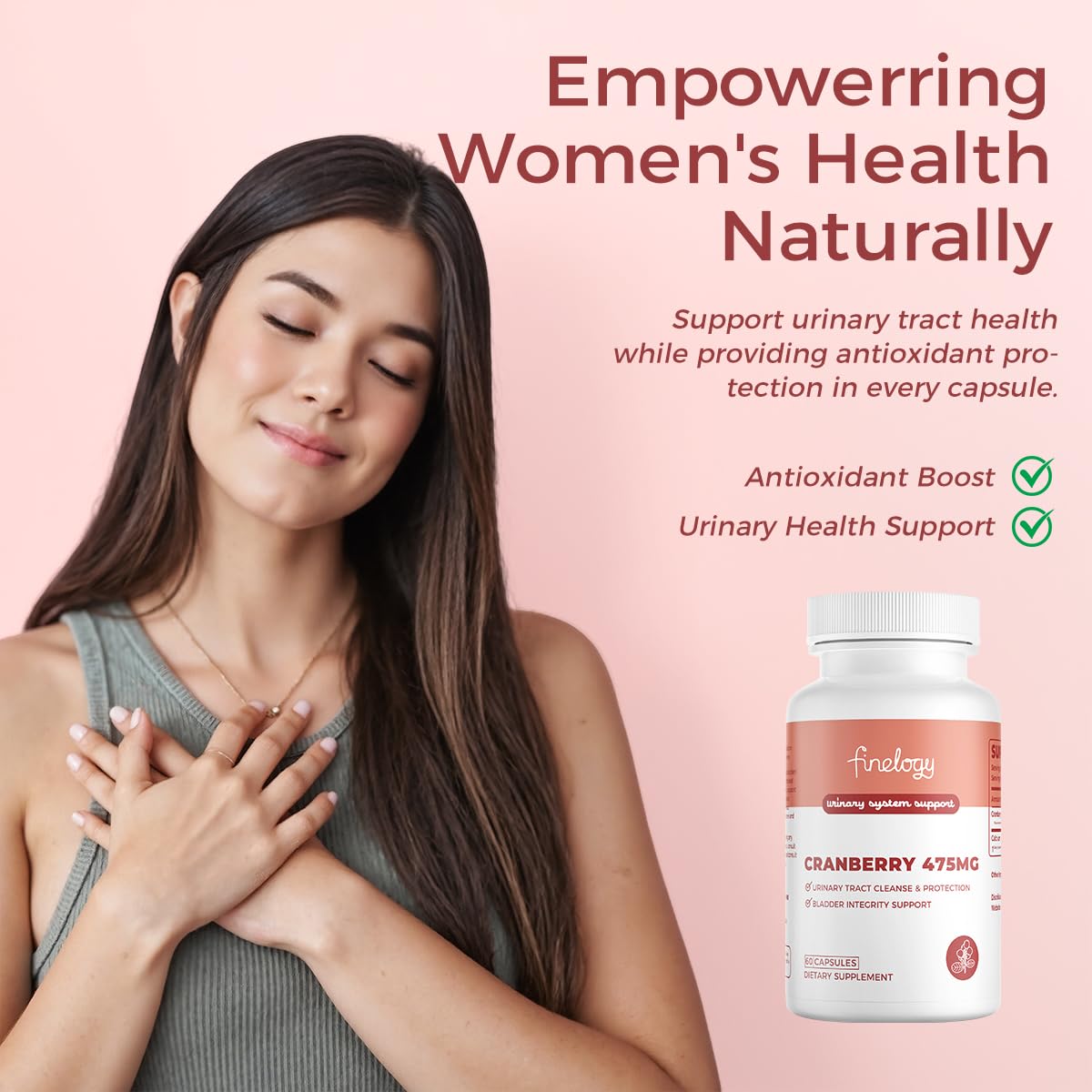 Cranberry capsules for immune support