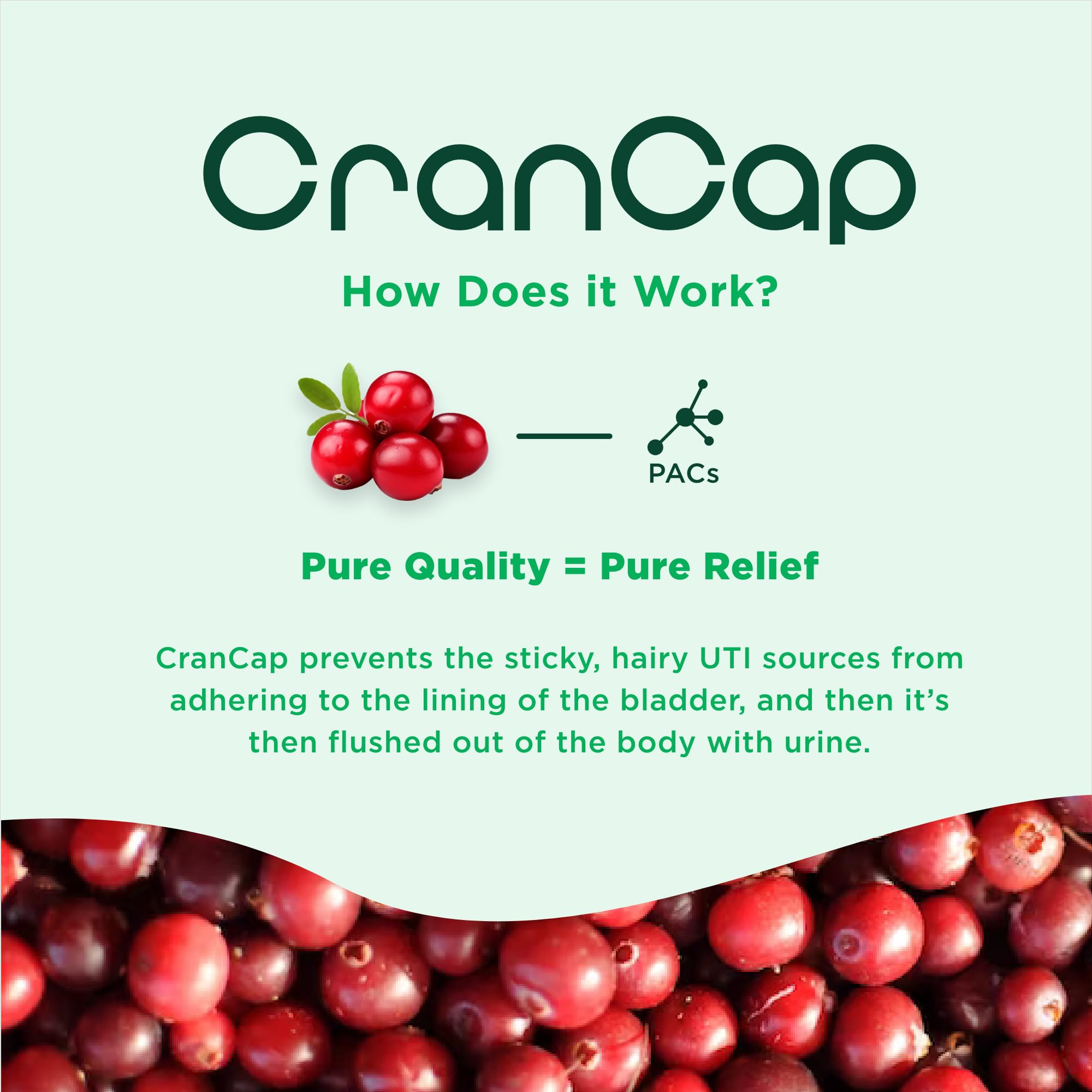 Cranberry capsules for immune support