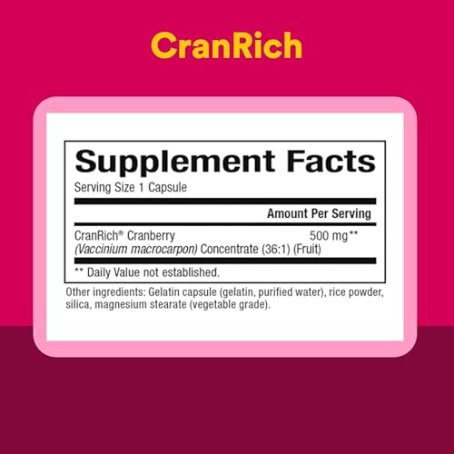 cranberry capsules for urinary health