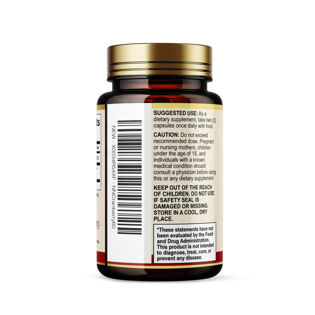 cranberry capsules for urinary health