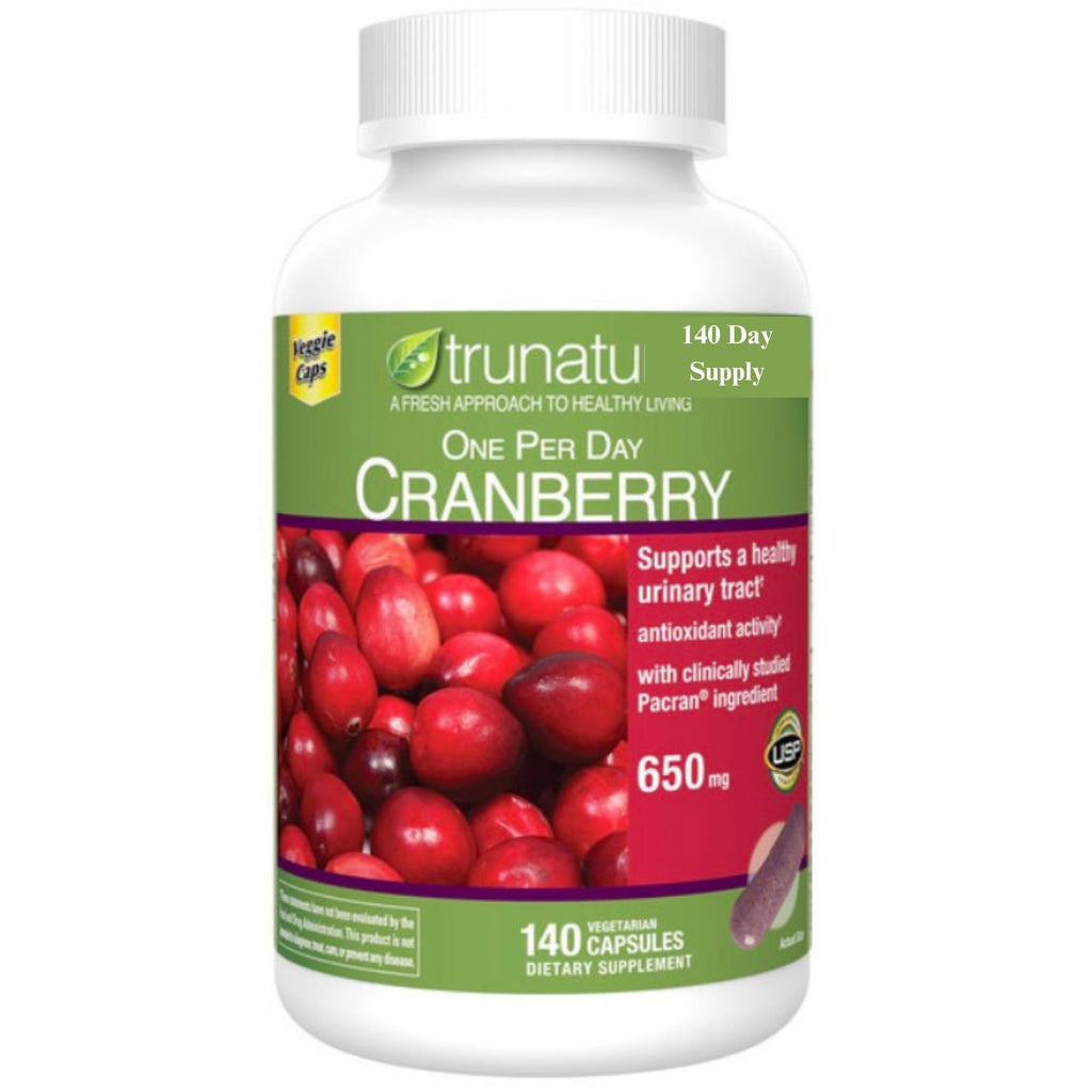 Cranberry capsules for urinary health