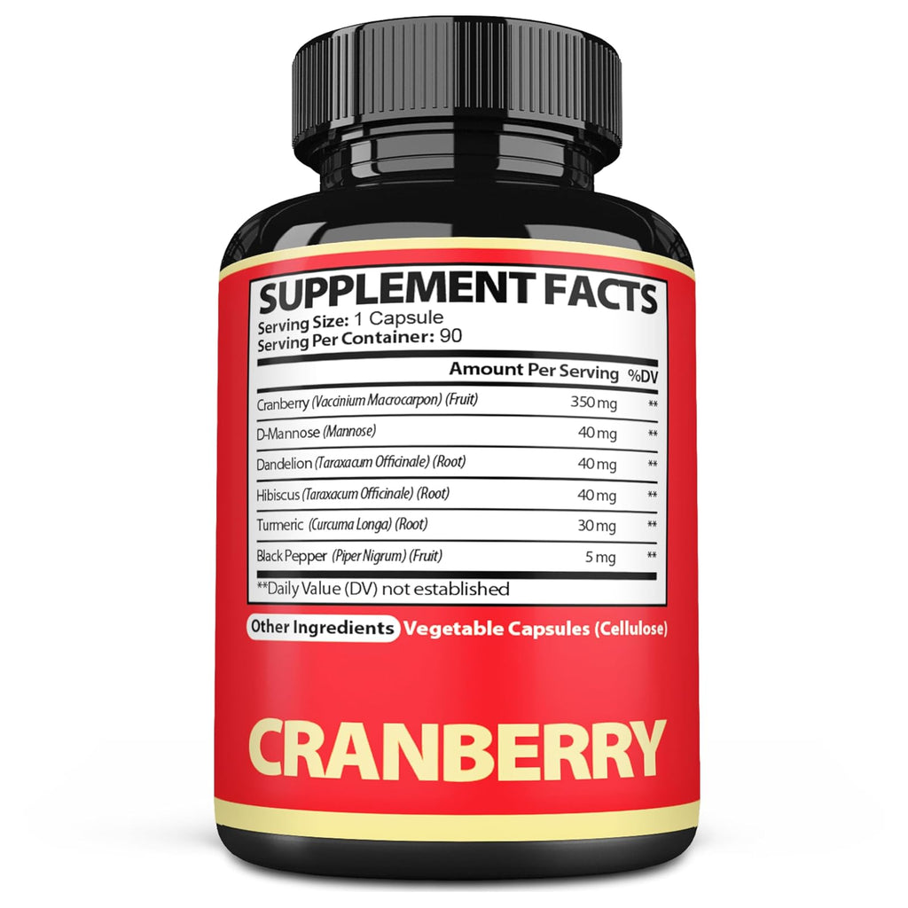 cranberry capsules for urinary health