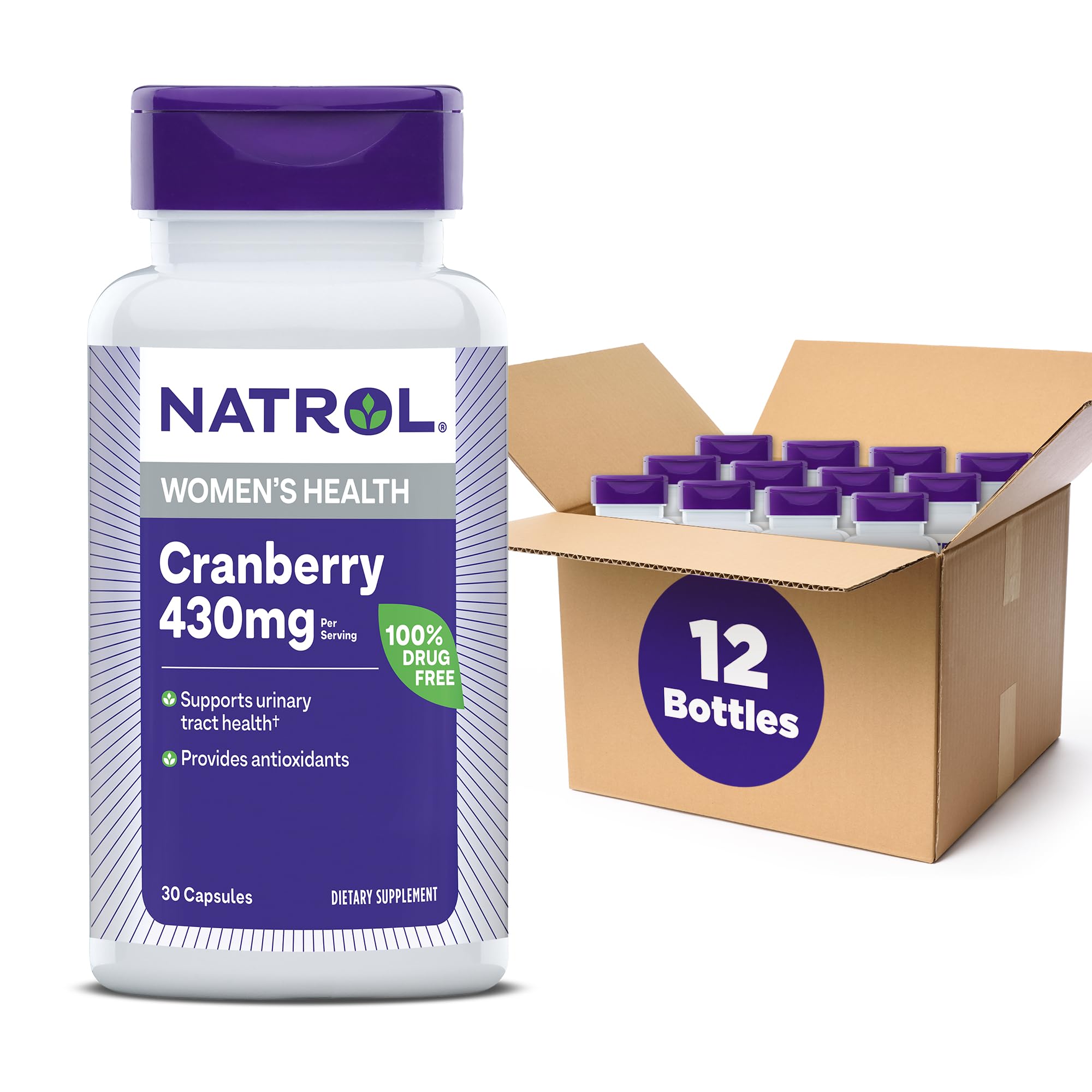Cranberry capsules for urinary health