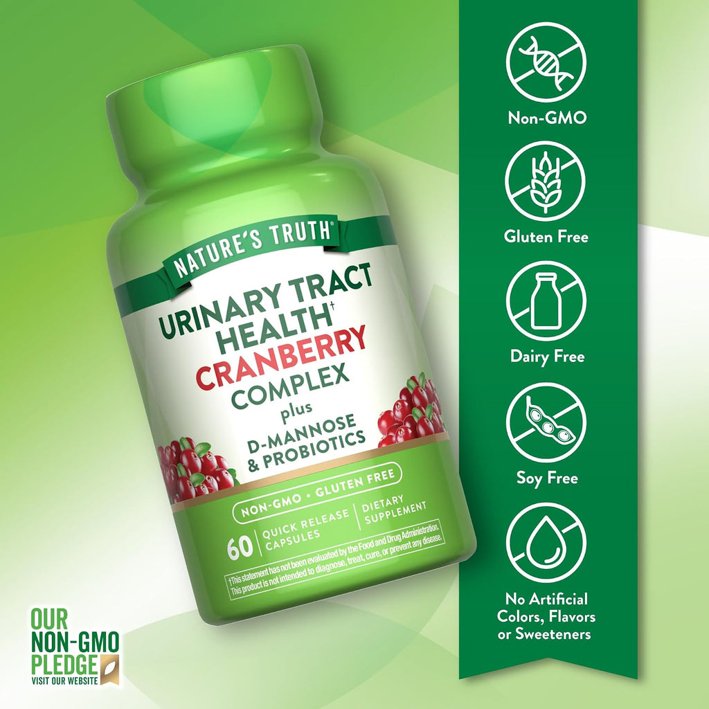 Cranberry capsules for urinary health
