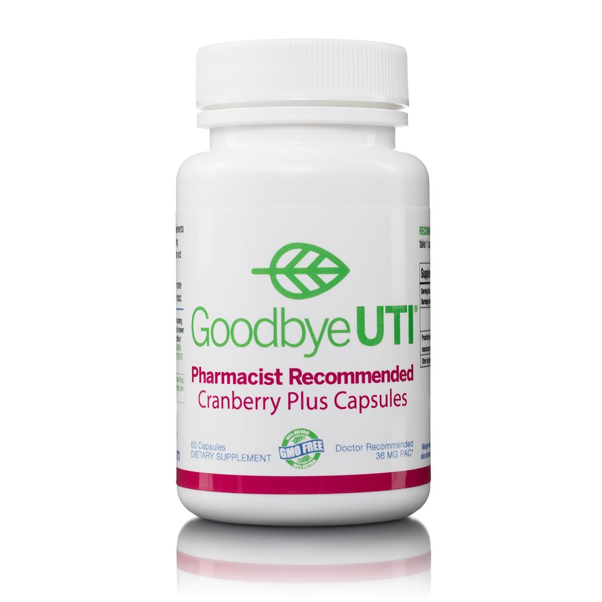 Cranberry capsules for urinary health