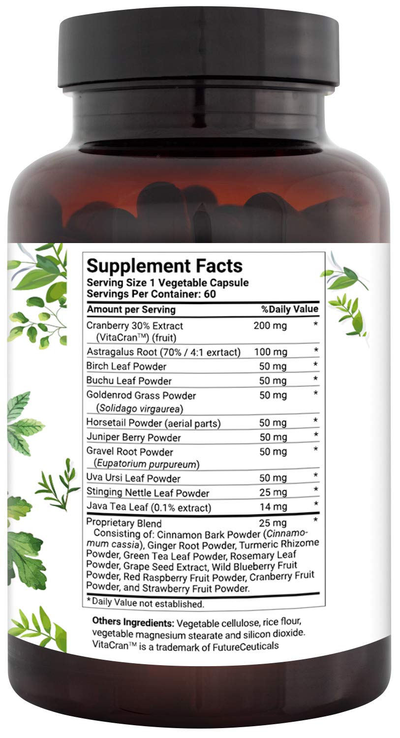 Cranberry capsules for urinary tract health