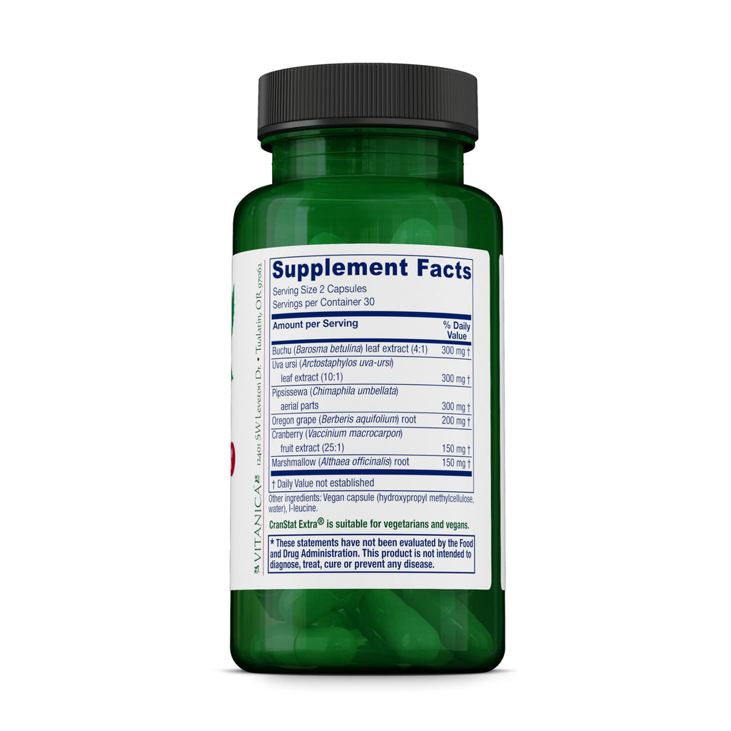 Cranberry capsules for urinary tract support