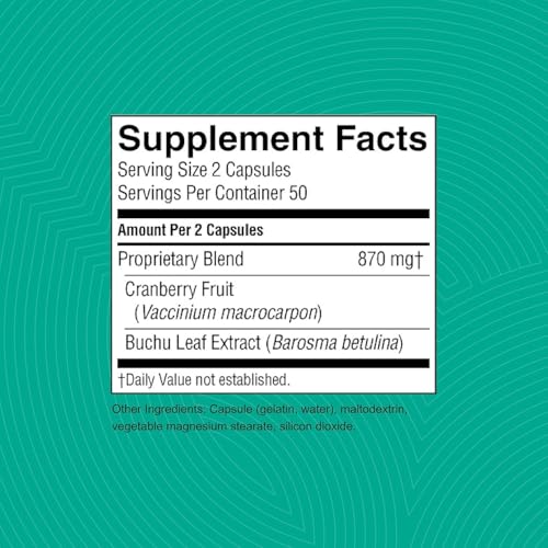Cranberry capsules for women’s health