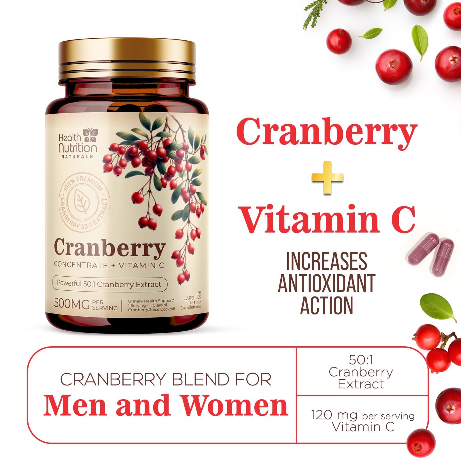 Cranberry capsules made in USA