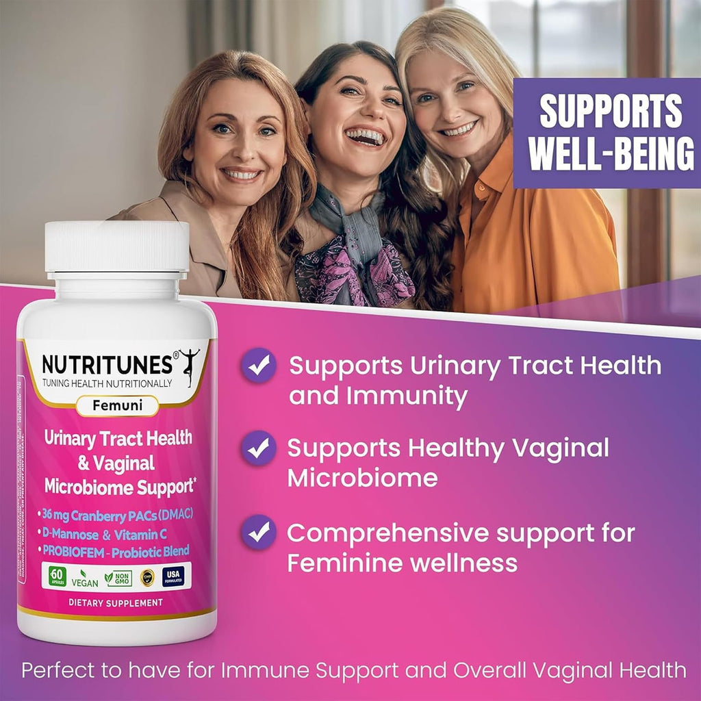 Cranberry capsules promoting urinary tract comfort