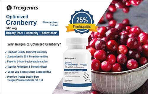 Cranberry capsules with proanthocyanidins