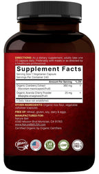 Cranberry capsules with vitamin C boost