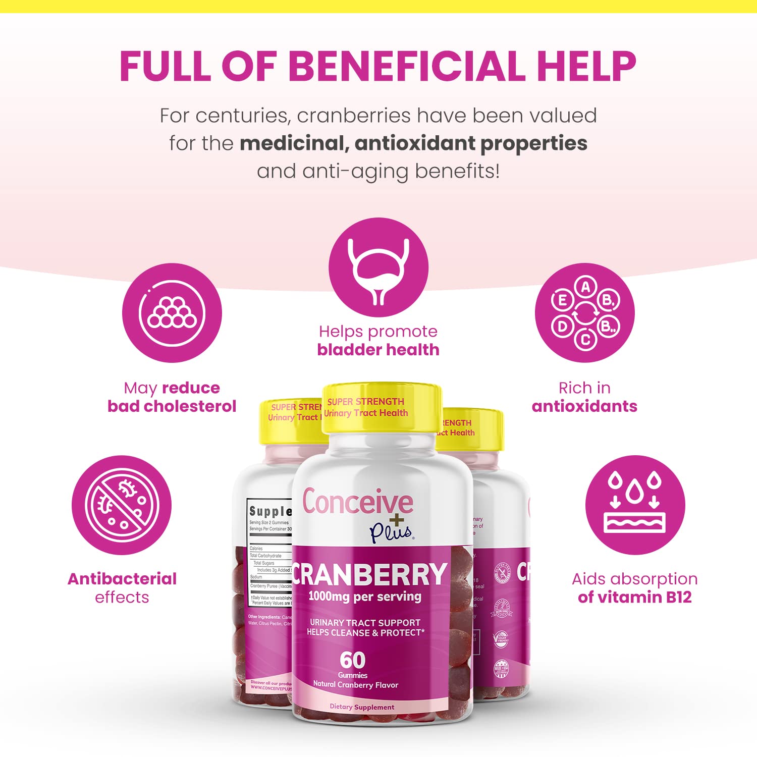 cranberry chews for digestive support