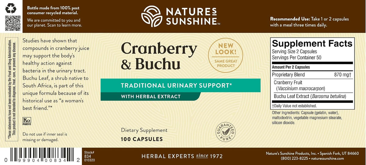 Cranberry concentrate for daily nutrition