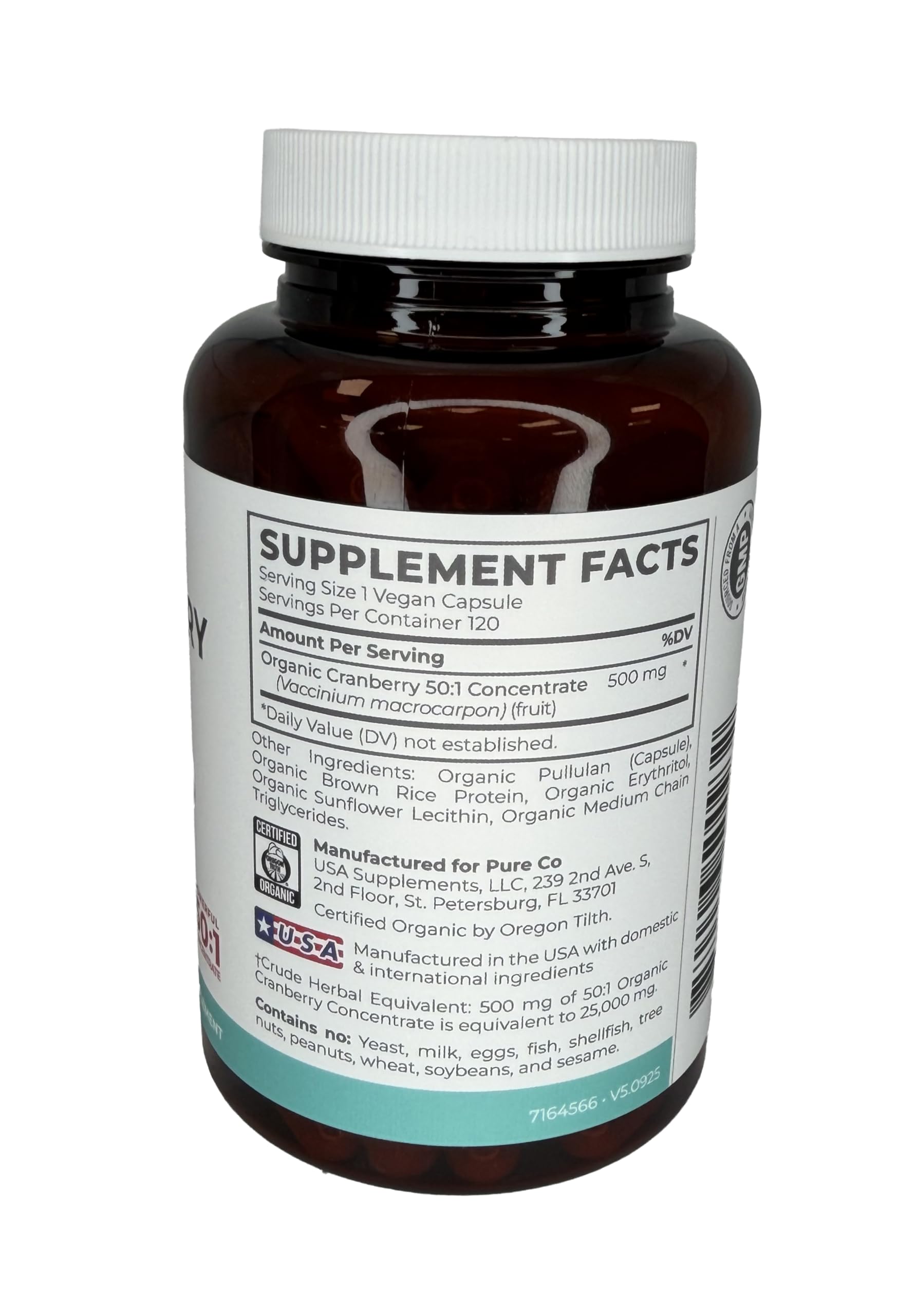 cranberry concentrate for detox