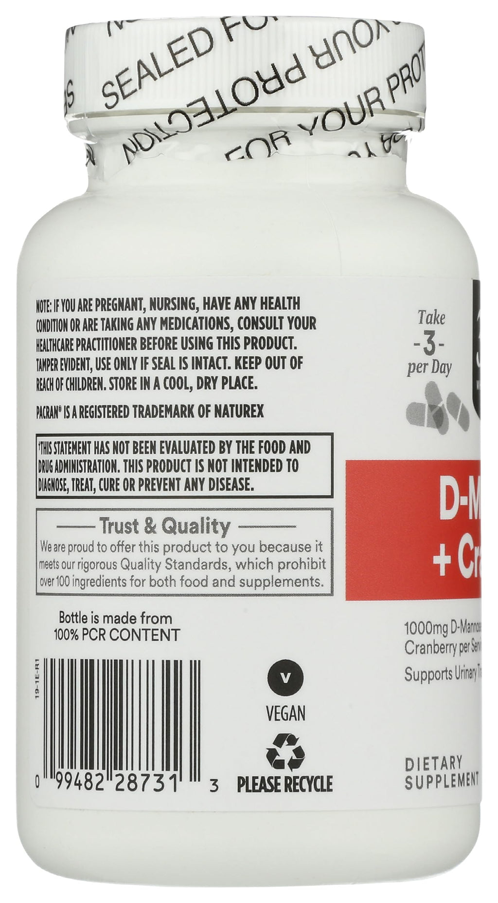 Cranberry D-Mannose for daily use