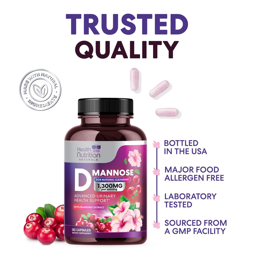 Cranberry D-Mannose for enhanced hydration