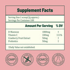 Cranberry D Mannose for urinary health