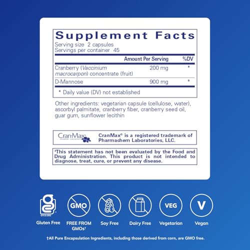 cranberry D-Mannose supplement for bladder support