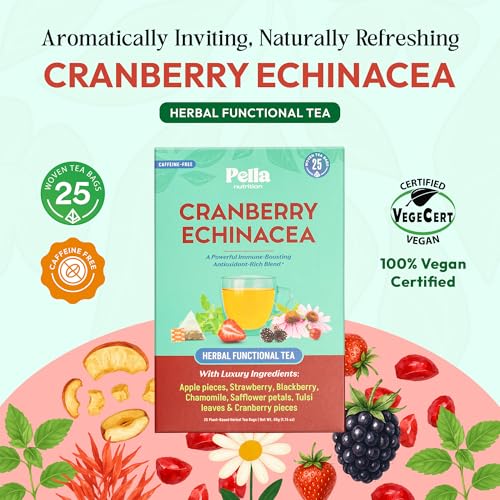 Cranberry Echinacea tea for immunity