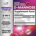 Cranberry extract D-Mannose supplement benefits