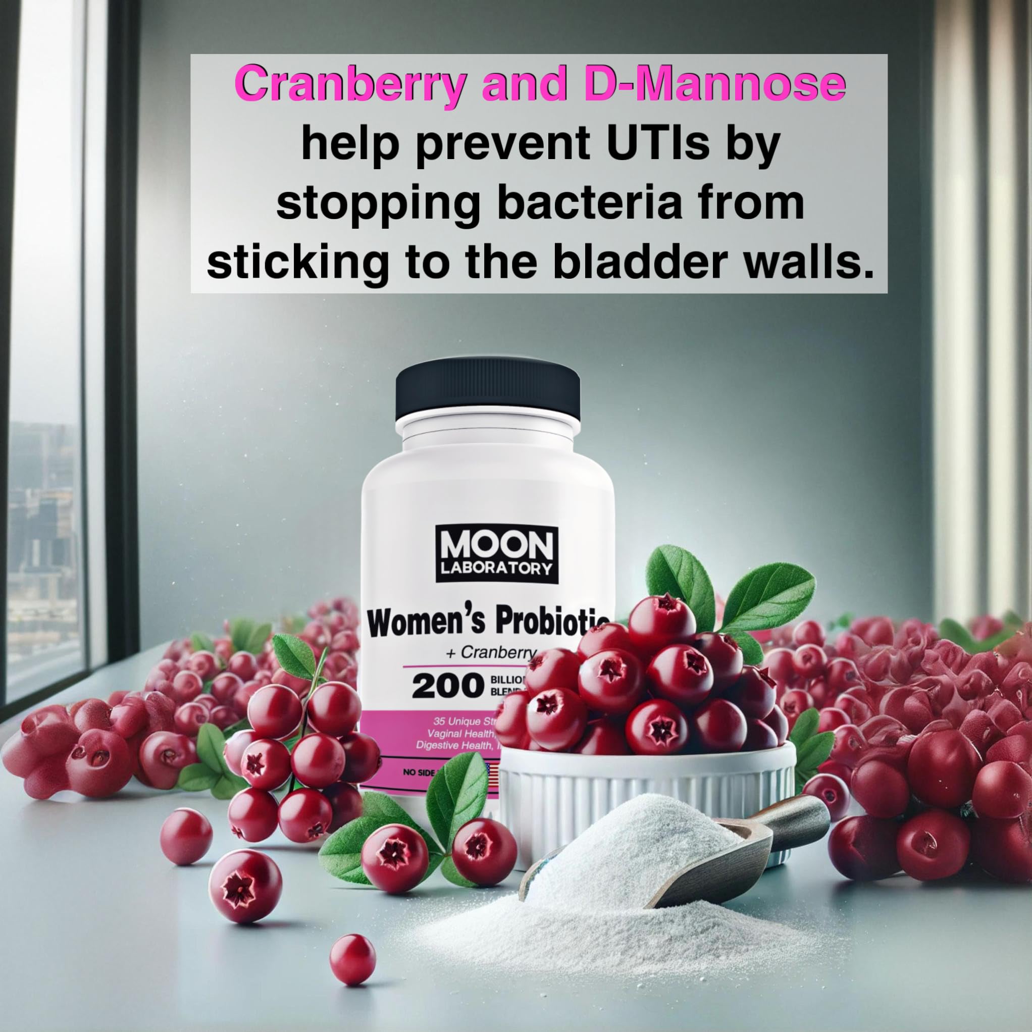 Cranberry extract for bladder health