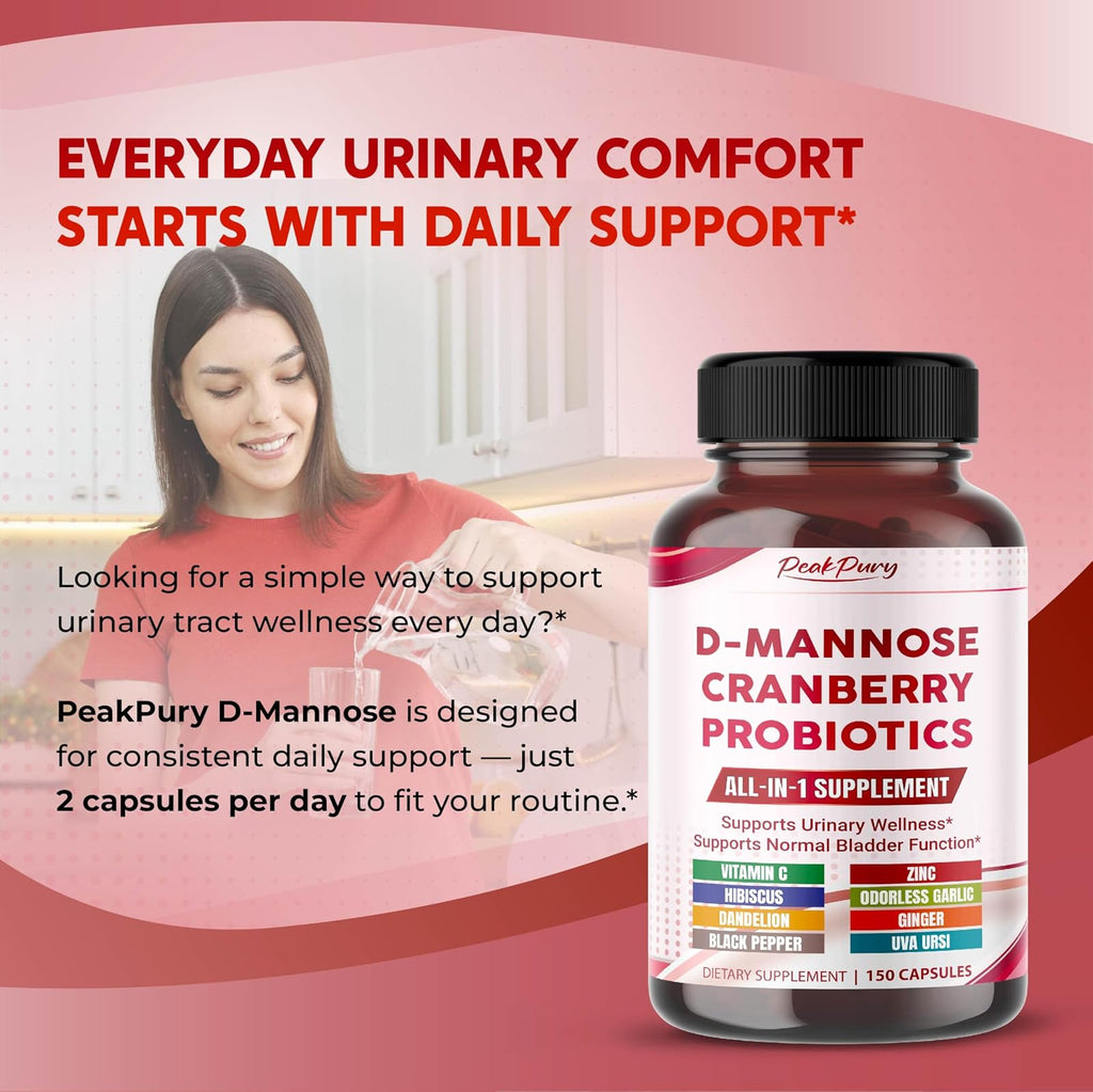 Cranberry extract for bladder support