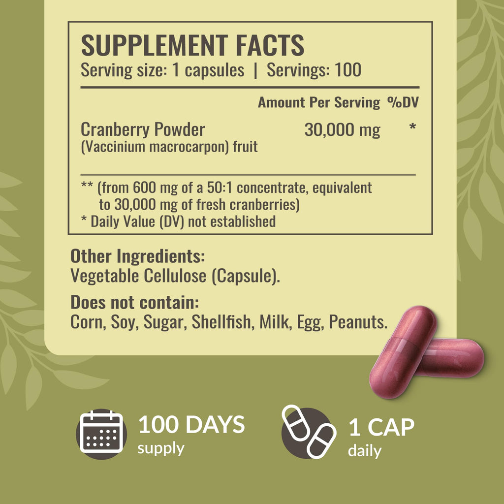 Cranberry extract for digestive support