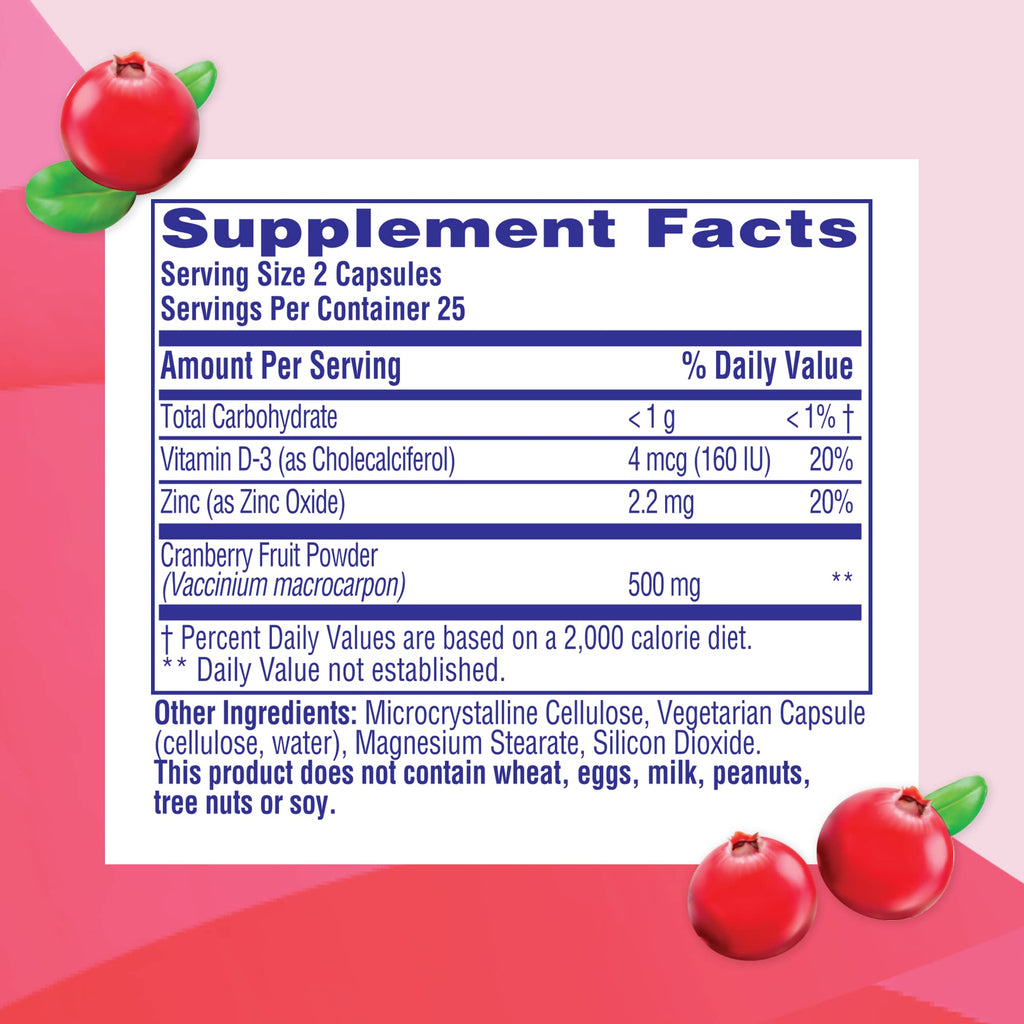 Cranberry extract for digestive support