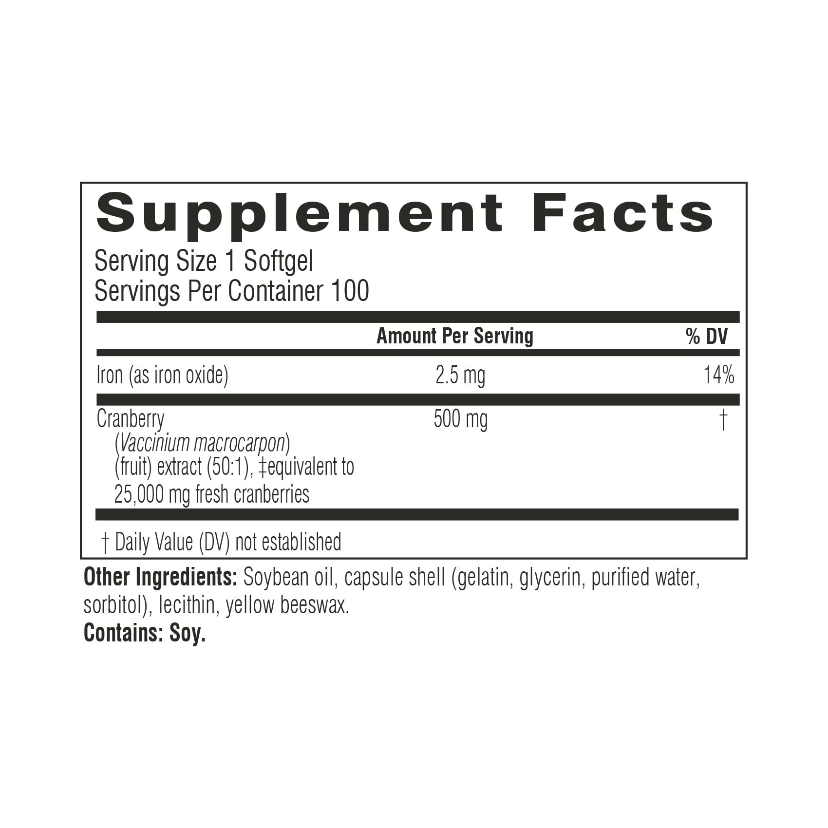 Cranberry extract for overall wellness