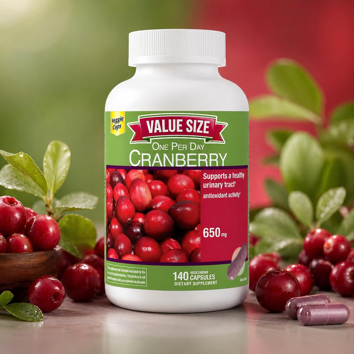 Cranberry extract for urinary health